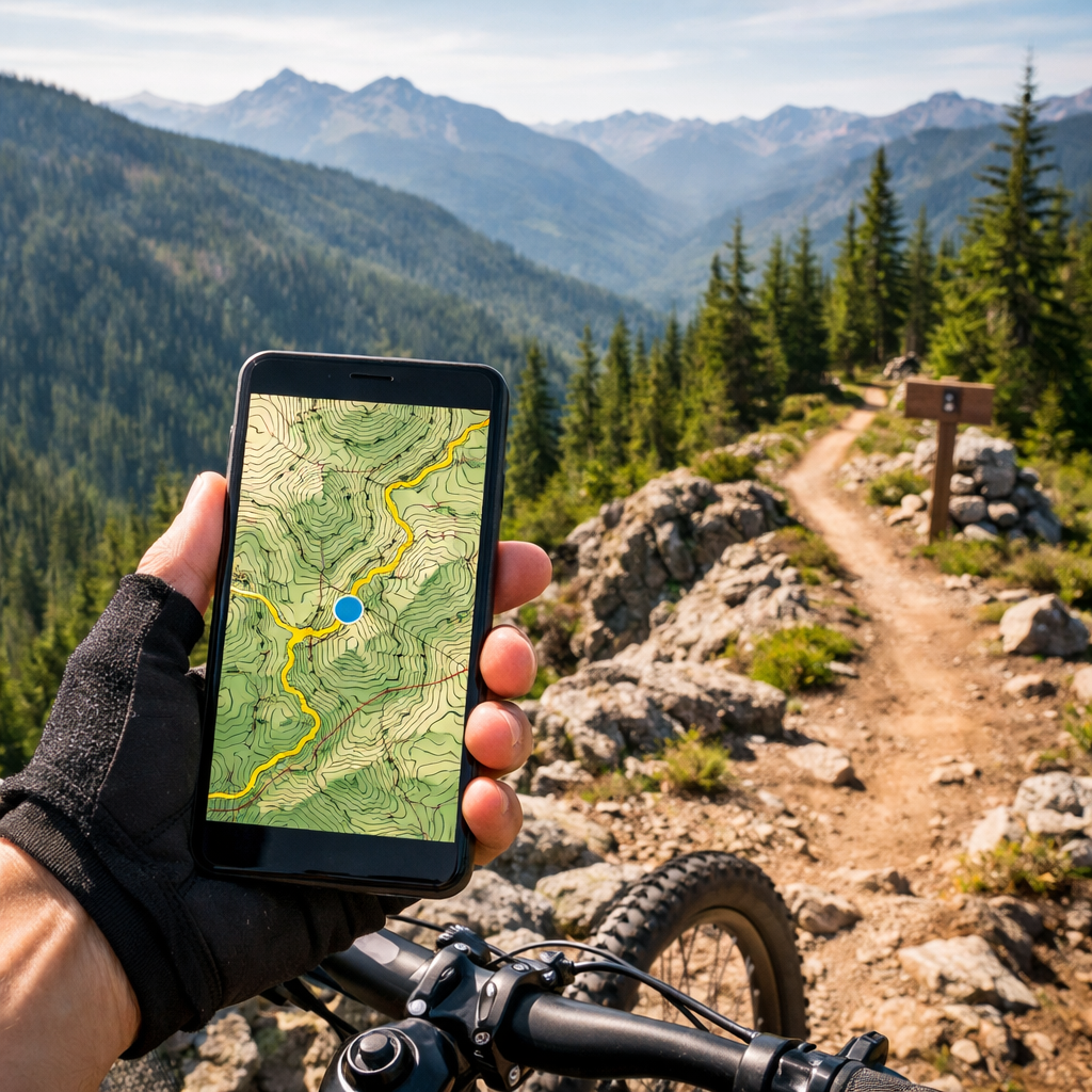 Find Nearby Mountain Bike Trails Fast with Reliable Offline Maps ...